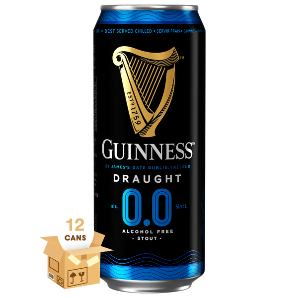 Guinness Draught 0.0% | Non Alcoholic Beer | Exclusively on Drink Dry